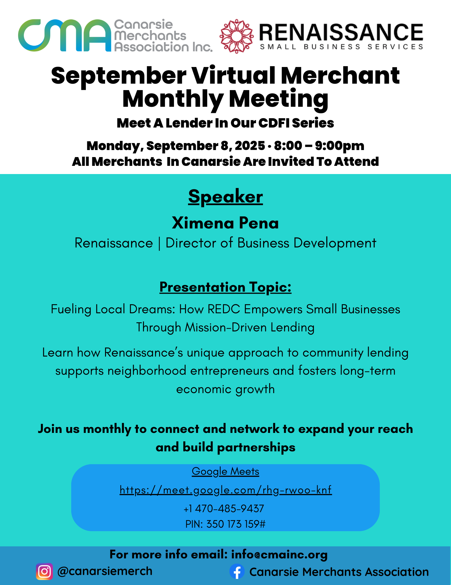 Monthly Merchant Meetings – CMA – Canarsie Merchants Association Inc.